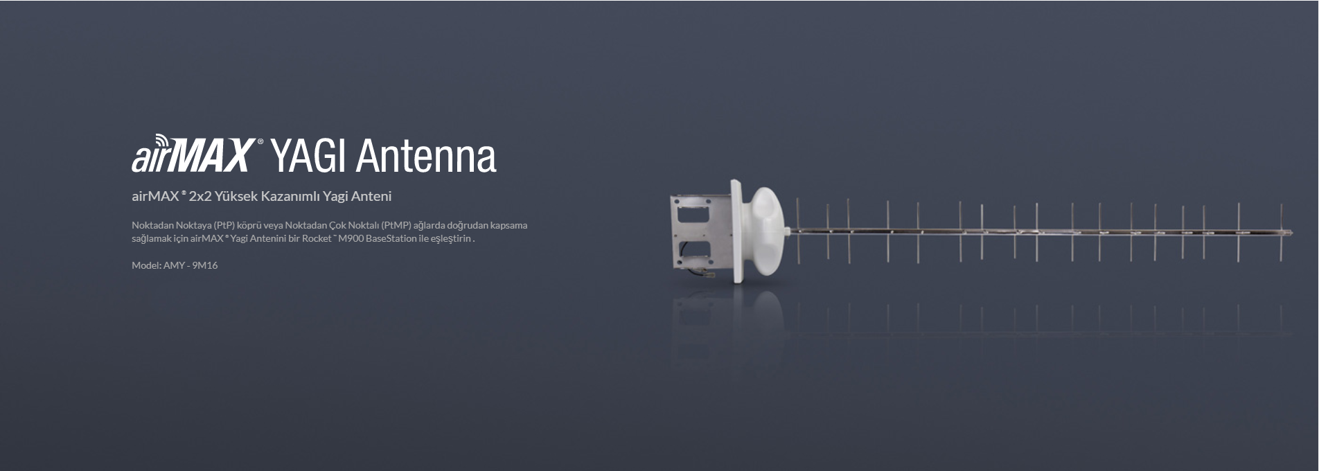 Dual Yagi Anten - Ubnt Networks